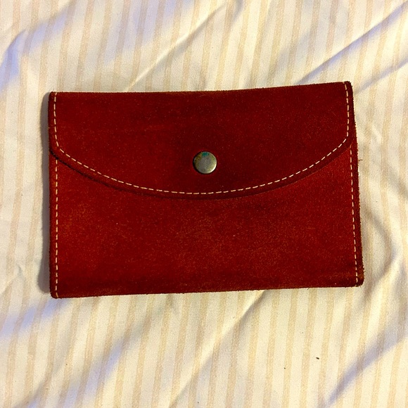 Bags | Vintage Leather Wallet Checkbook Cover | Poshmark